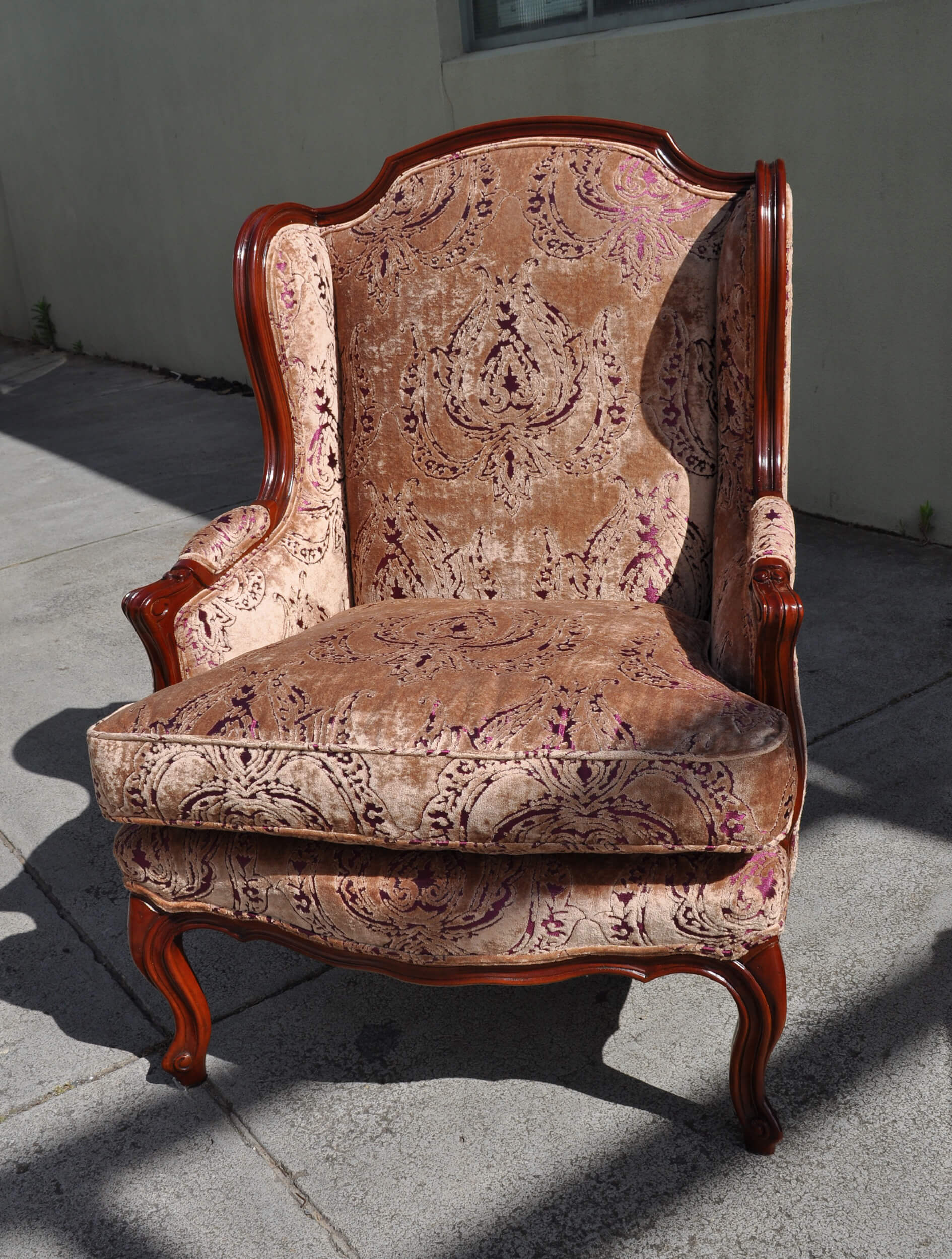 French Louis XV Wingback Chair | French Tables