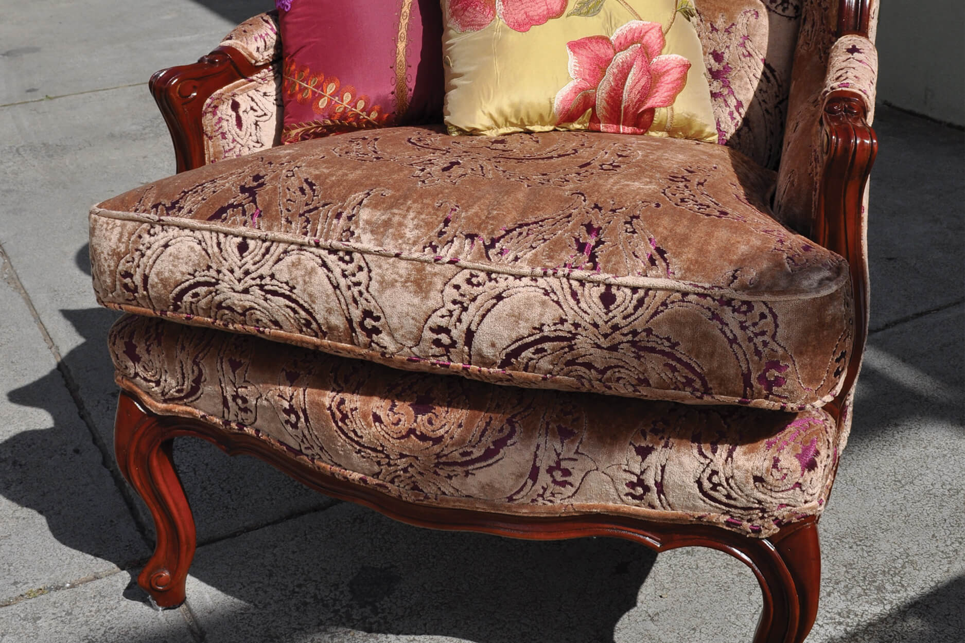 French Louis XV Wingback Chair | French Tables