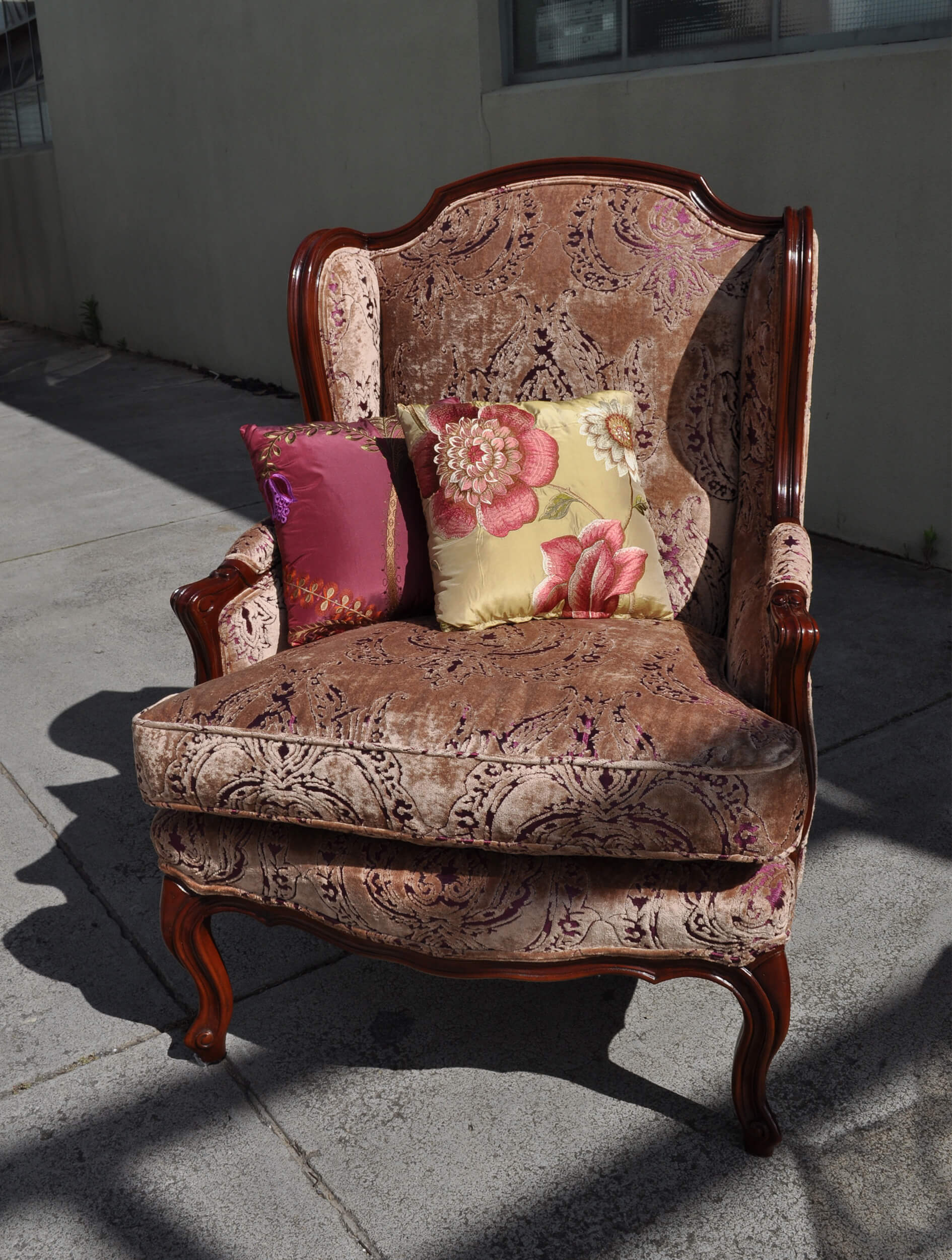 French Louis XV Wingback Chair | French Tables