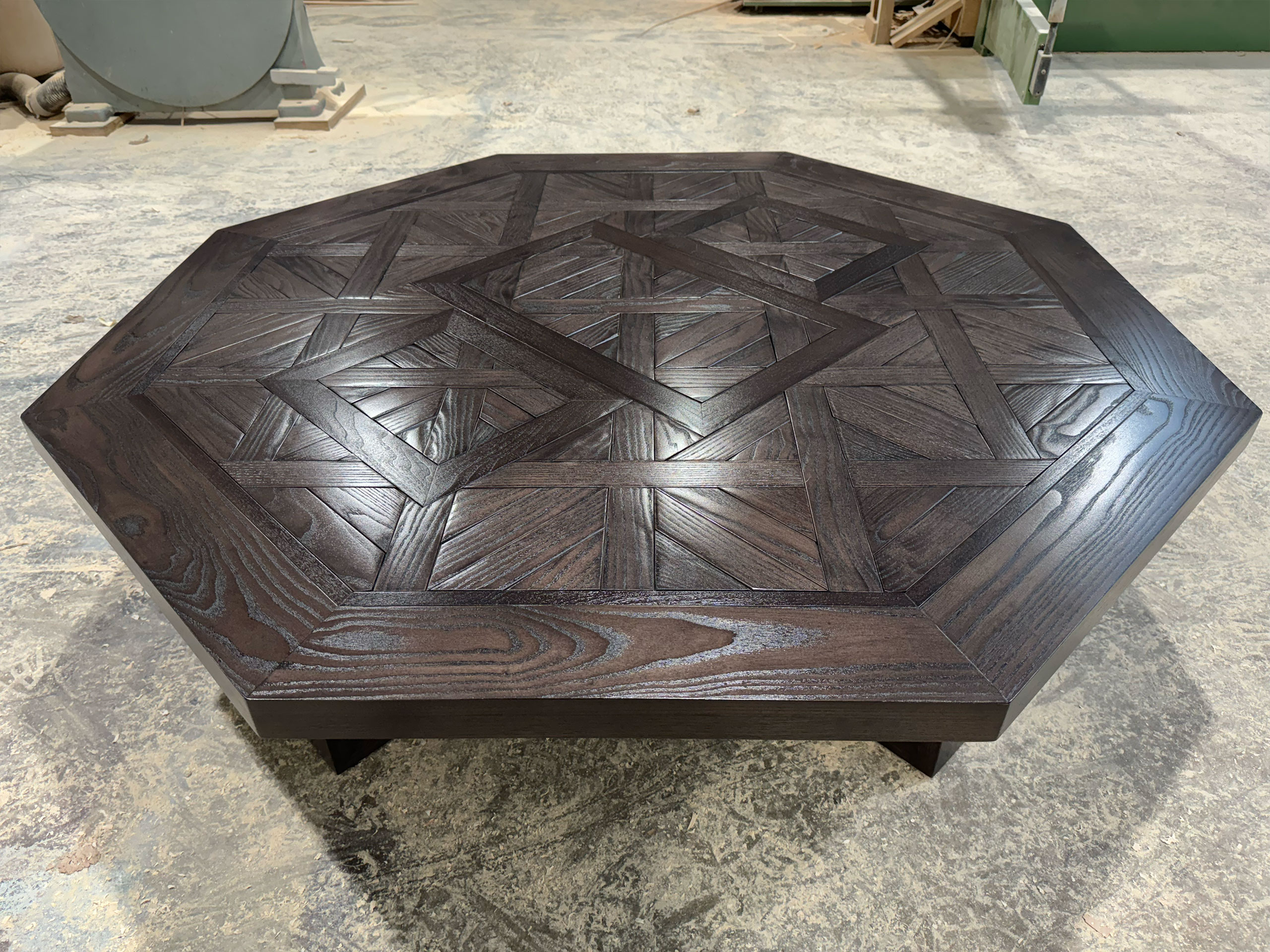 Octagonal Parquetry Coffee Table | French Tables